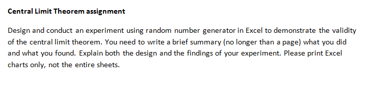 Solved Design and conduct an experiment using random number | Chegg.com