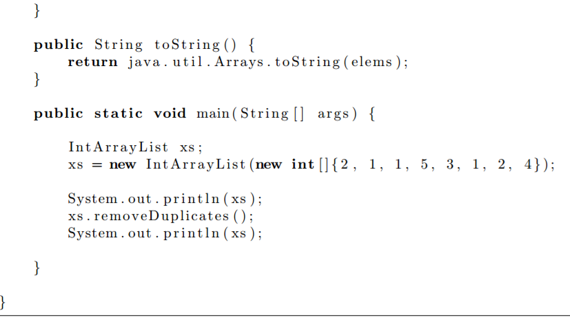 Solved Java Program For The Partial Implementation Of The 8125