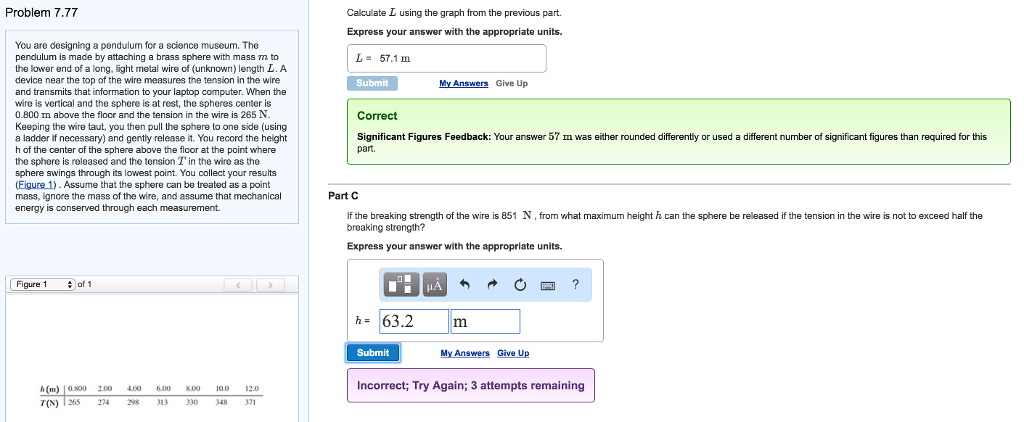 Solved You are designing a pendulum for a science museum. | Chegg.com