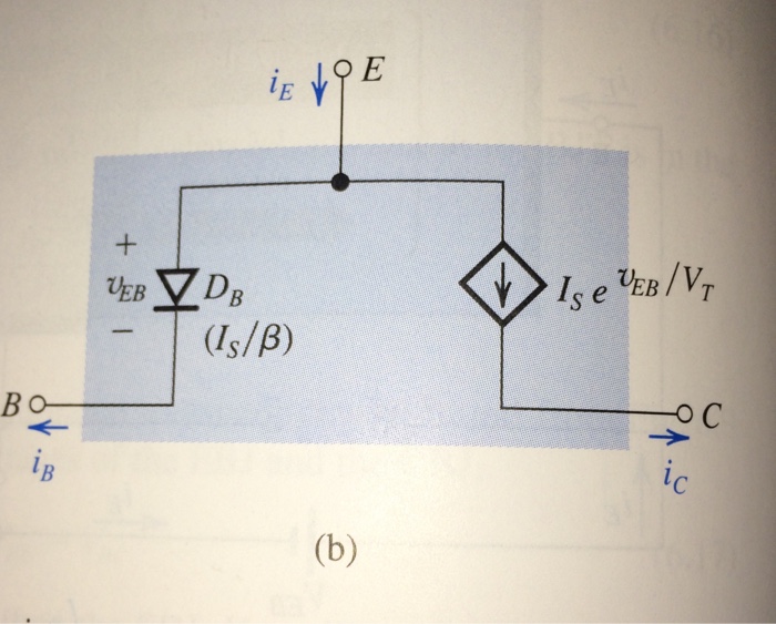 Solved 6.22 Consider the pmp large-signal model of Fig. | Chegg.com
