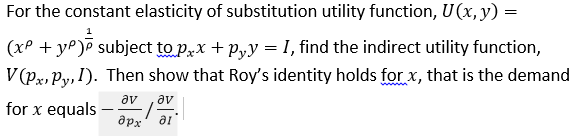 Elasticity Of Substitution