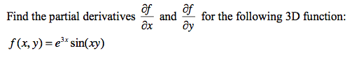 Solved Find the partial derivatives df/dx and df/dy for the | Chegg.com