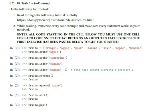 02 Task 1 45 Mins Do The Following For This 