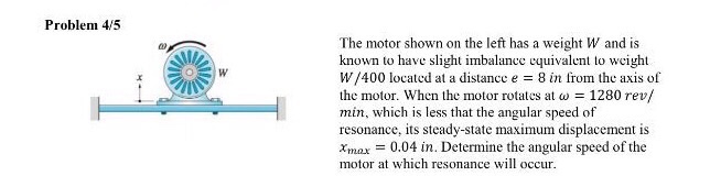 Solved Dynamic problem 4 | Chegg.com