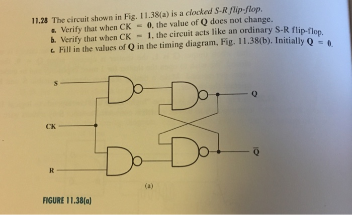Solved 11.28 The circuit shown in Fig. 11.38 (a) is a | Chegg.com
