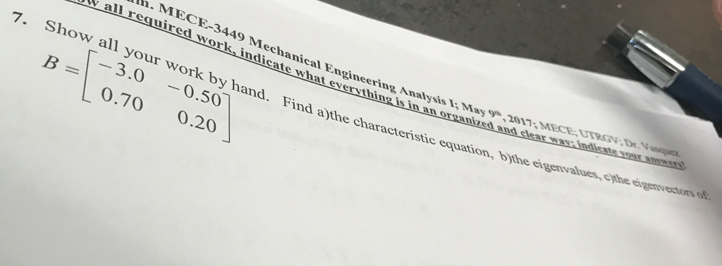 Solved Il required work, indicate what everything is in an . | Chegg.com