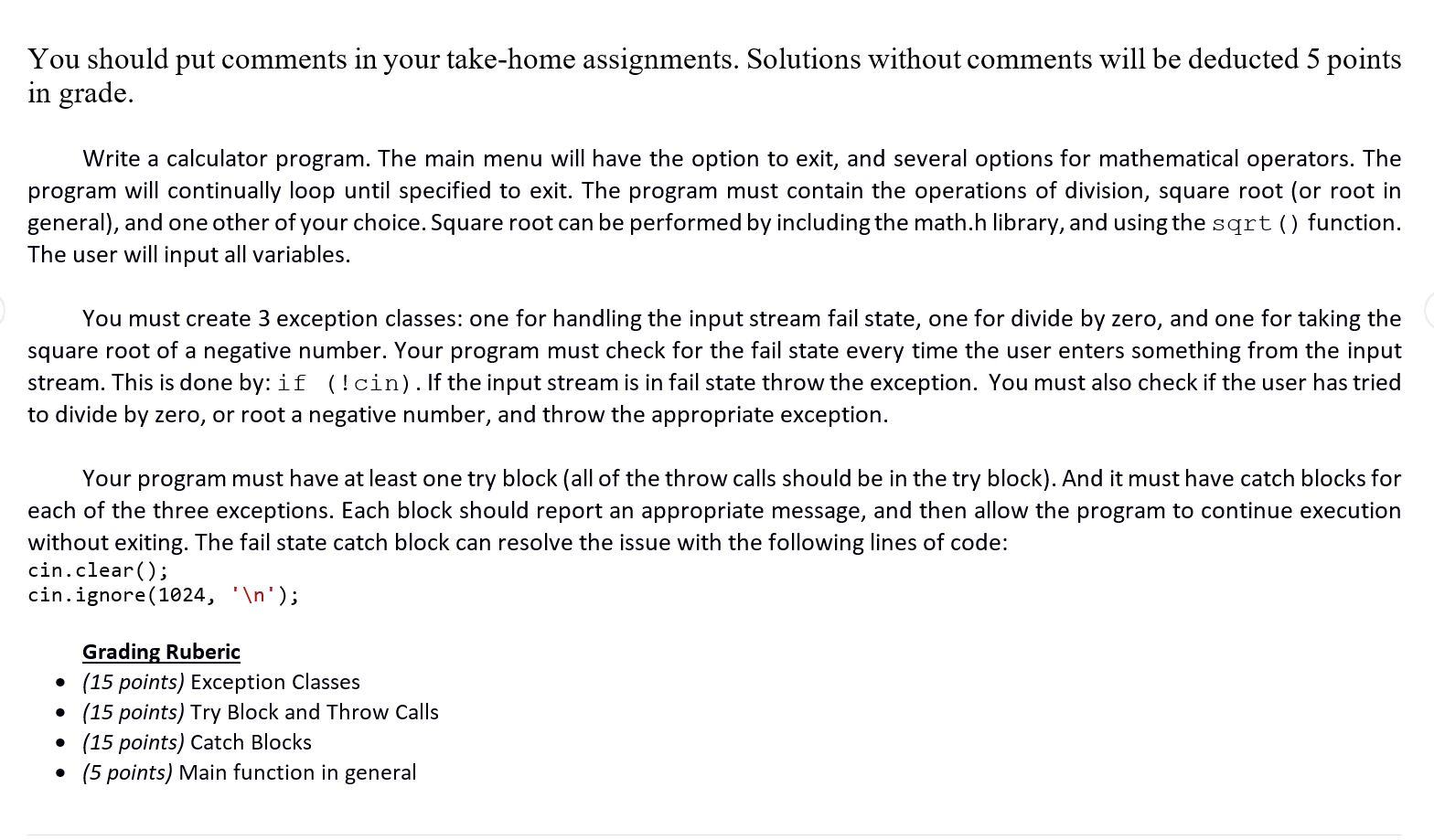 Solved Computer Science Question. The code has to be in c++ | Chegg.com