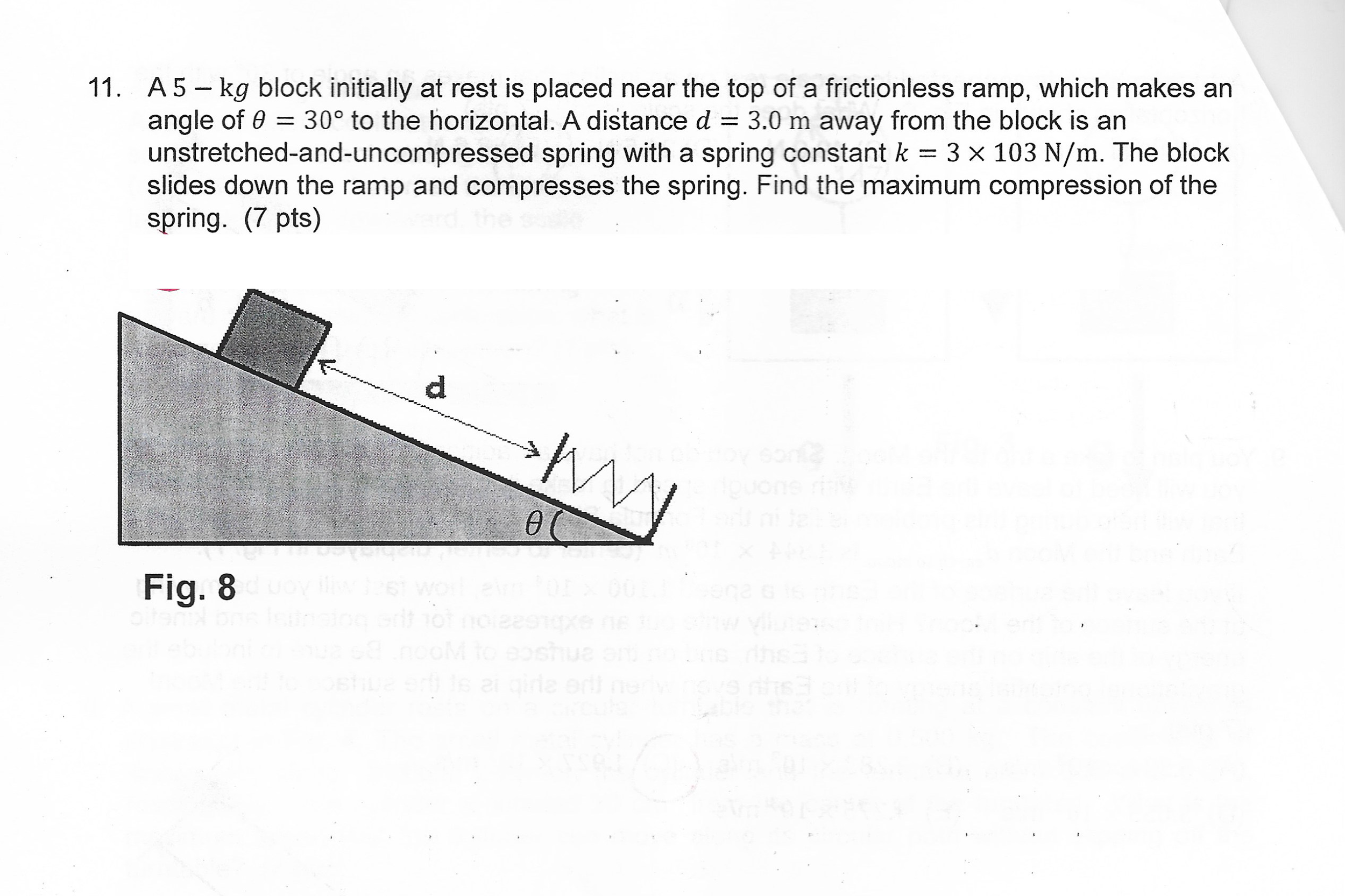 Solved A 5 -kg block initially at rest is placed near the | Chegg.com Solved A 5 -kg block initially at rest is placed near the | Chegg.com