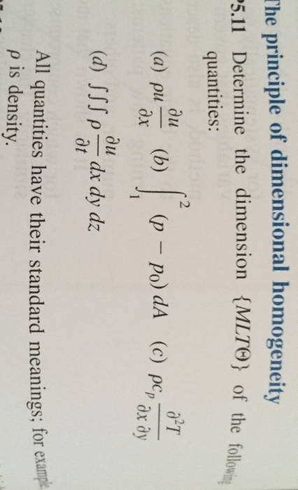 Solved Determine the dimension {MLT theta} of the following | Chegg.com