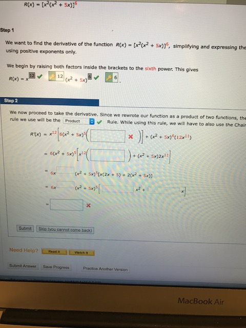 Solved Find the derivative of the function. Simplify and | Chegg.com