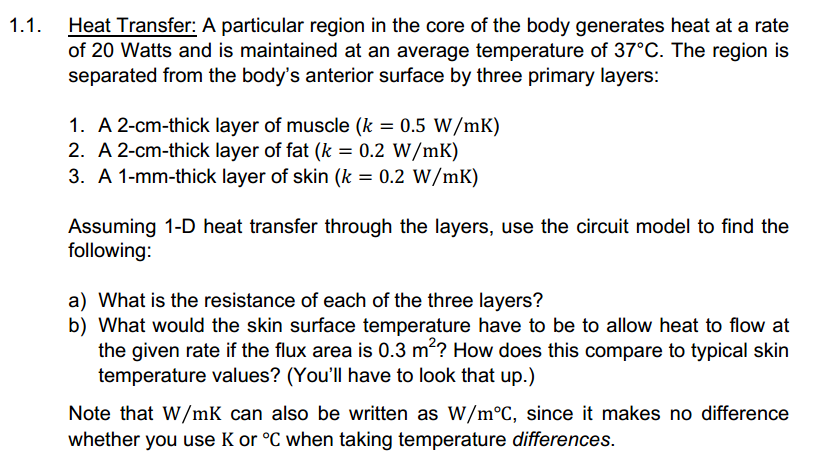 Solved Heat Transfer: A particular region in the core of the | Chegg.com