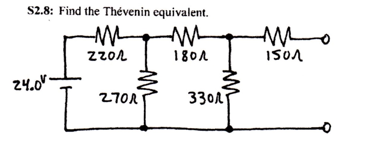 Solved Find the Thevenin equivalent. | Chegg.com