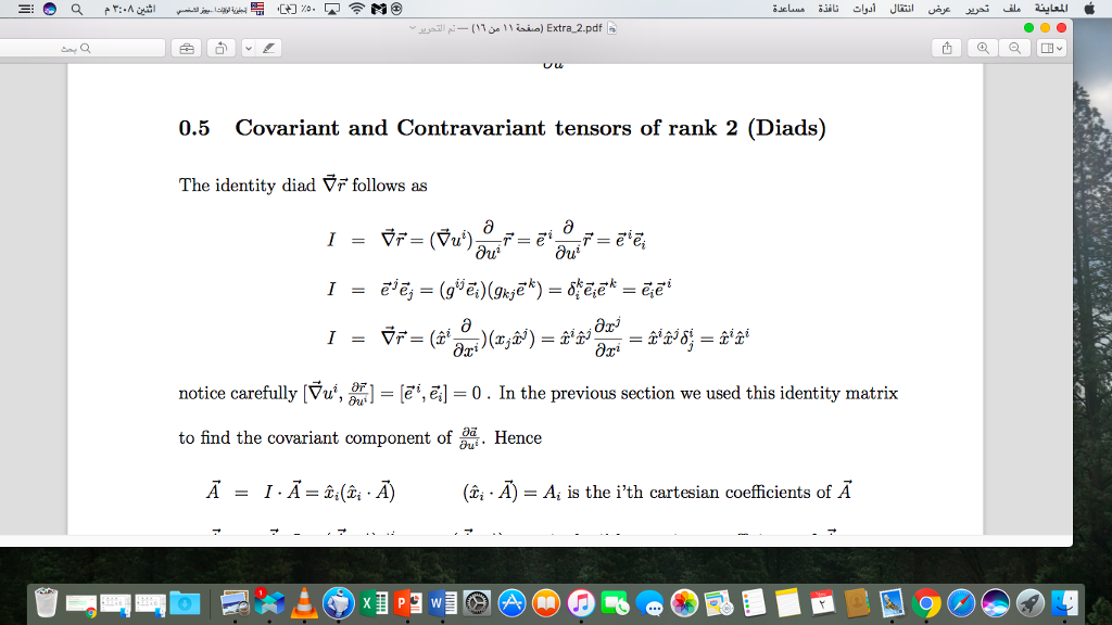 0.5 Covariant and Contravariant tensors of rank 2 | Chegg.com