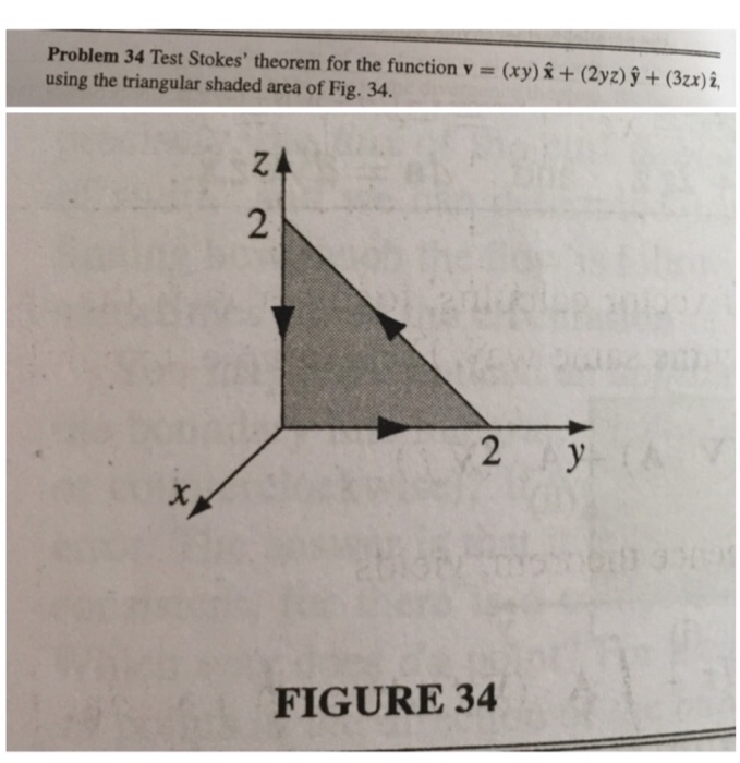 Solved Test Stokes' theorem for the function v = (Xy) x + | Chegg.com