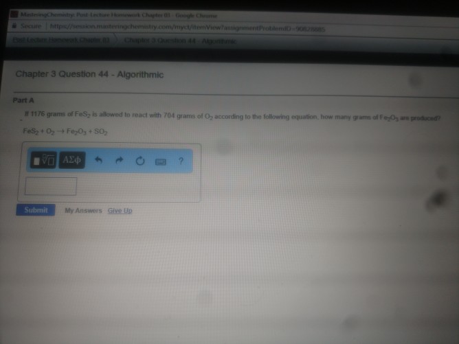 Solved Chapter 3 Question 44-Algorithmic 1176 grams | Chegg.com
