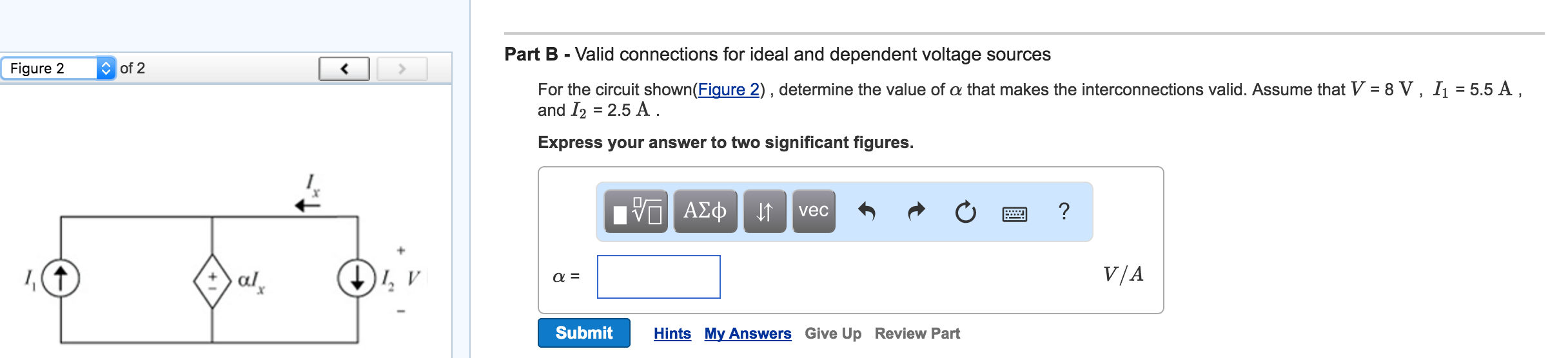 Solved Figure 2 of 2 In Part B Valid connections for ideal | Chegg.com