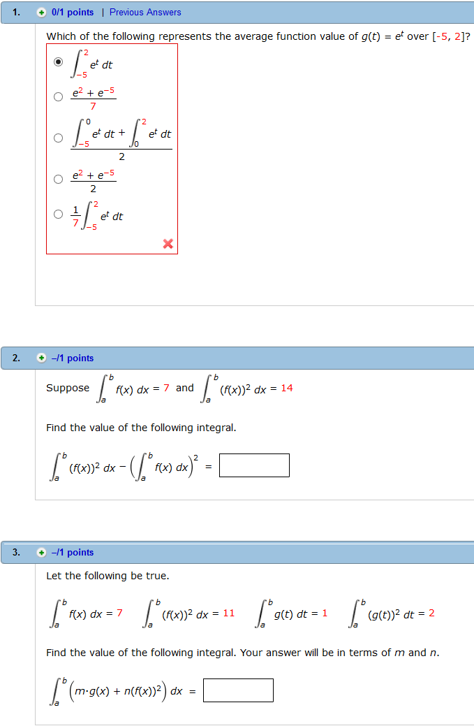 Solved Which of the following represents the average | Chegg.com