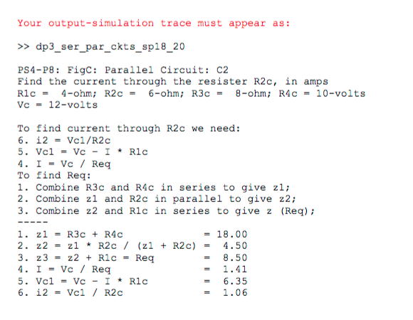 Solved DP3-Scilab Ch4: Series Parallel Circuits: Solve | Chegg.com