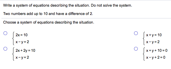 Solved Write an Algebraic Equation for each problem (include | Chegg.com