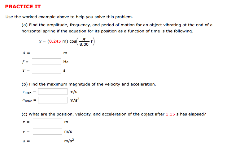 Frequency And Period Equation