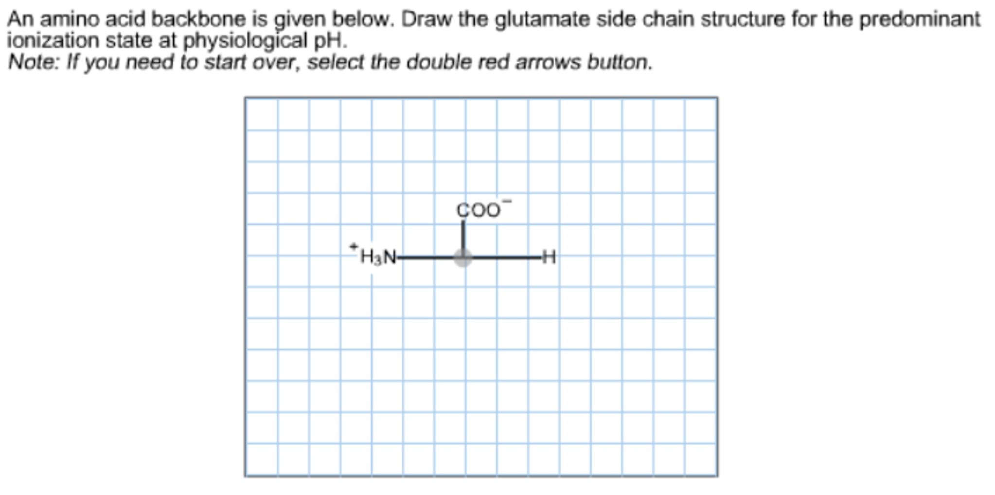 Solved An amino acid backbone is given below. Draw the | Chegg.com