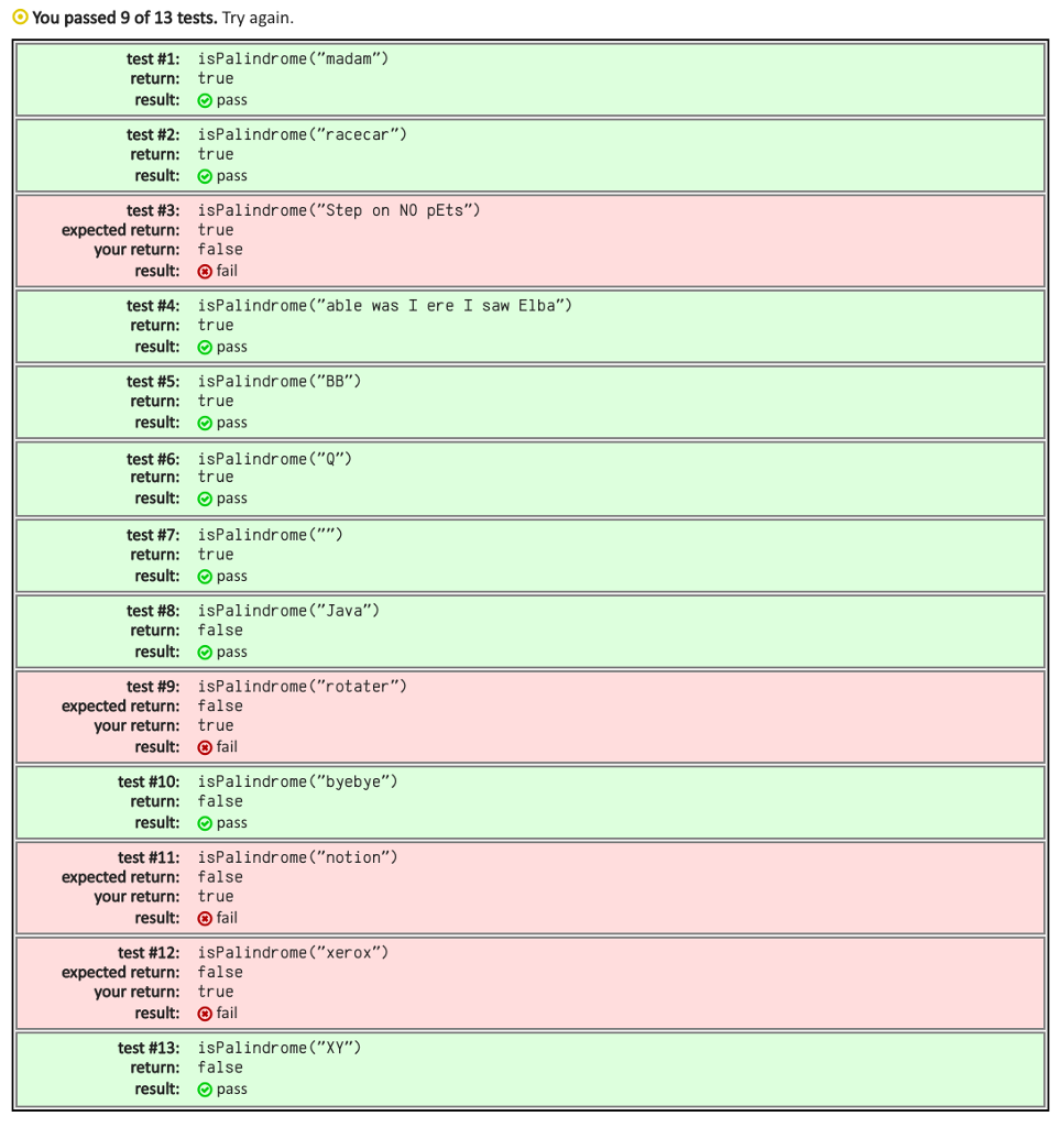 Solved Write A Recursive Function Named Ispalindrome That