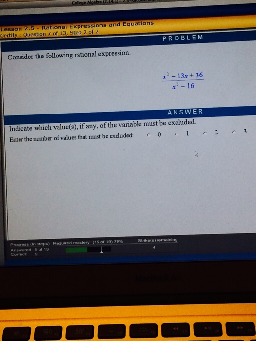 Solved Consider the following rational expression. Indicate | Chegg.com Solved Consider the following rational expression. Indicate | Chegg.com