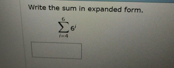 Solved Write the sum in expanded form. 5 7vT is1 | Chegg.com