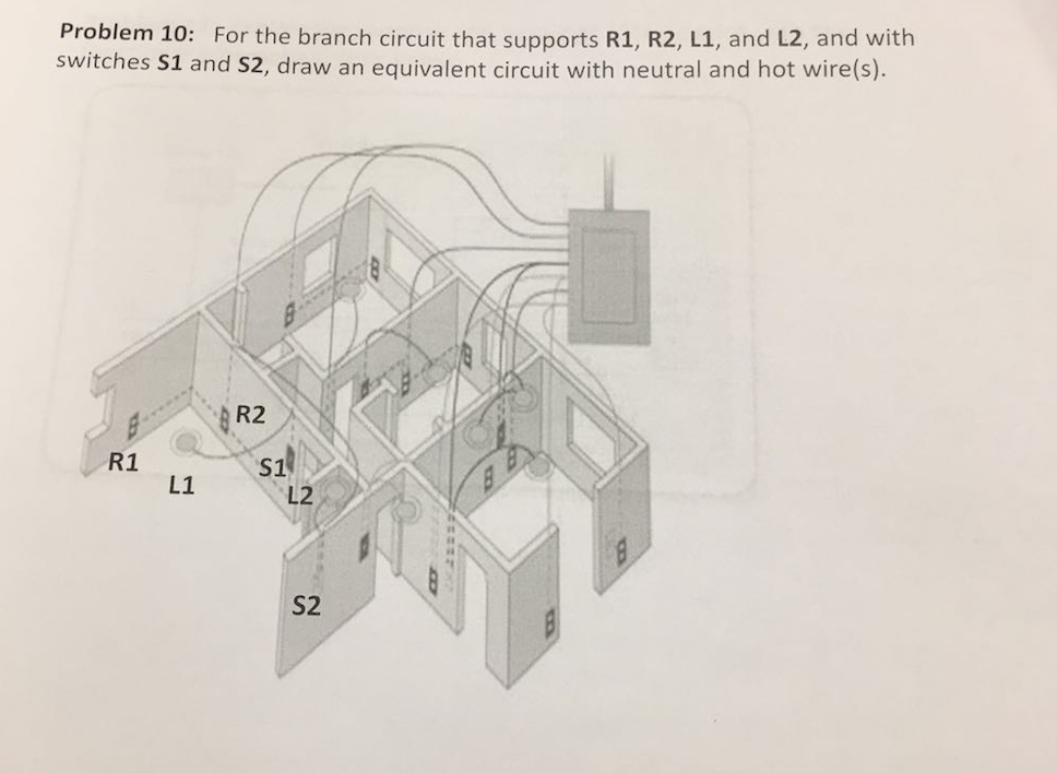 Solved For the branch circuit that supports R1, R2, L1, and | Chegg.com