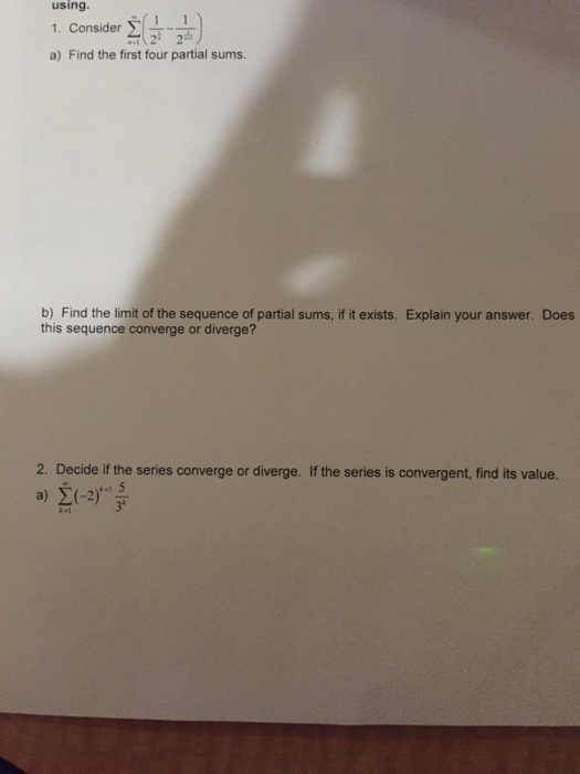 Solved using 1. Consider Consider Σ a) Find the first four | Chegg.com