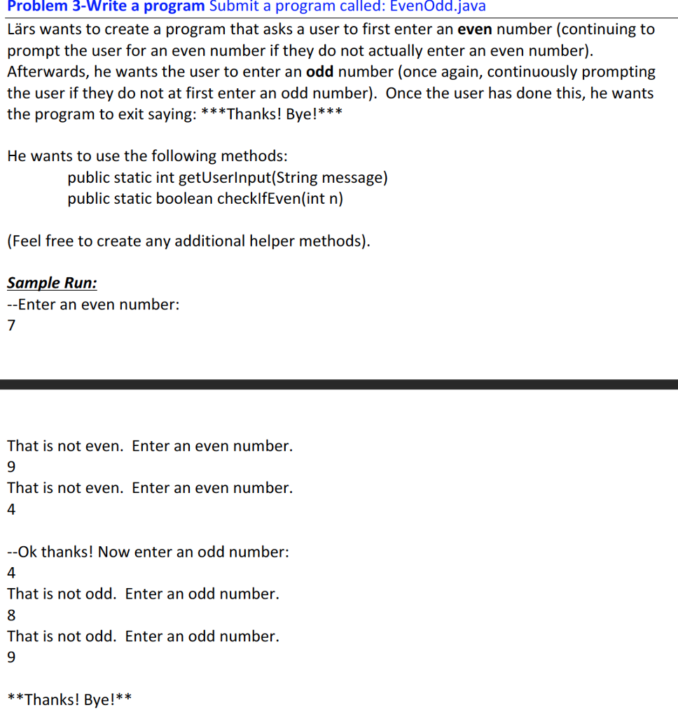 Solved Problem 3 Write A Program Submit A Program Called 3059