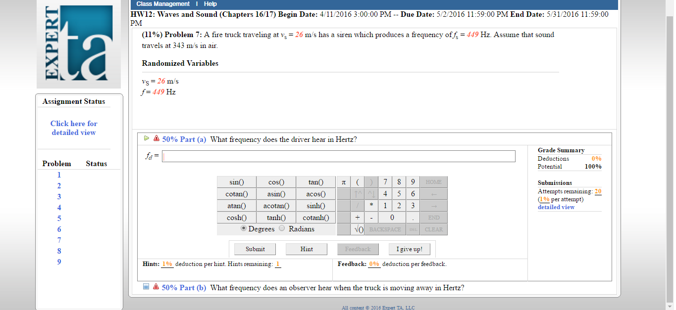 Solved Assignment Status Click here for detailed view | Chegg.com