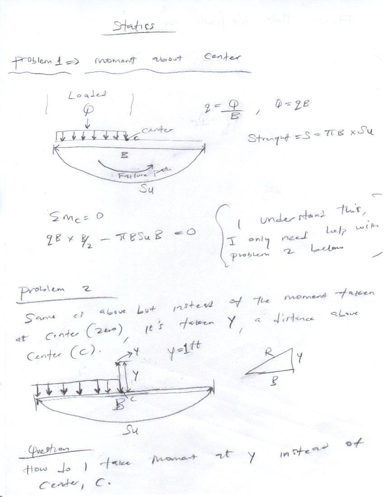 Solved ENGINEERING STATICS WITH GEOTECHNICAL/SOIL | Chegg.com