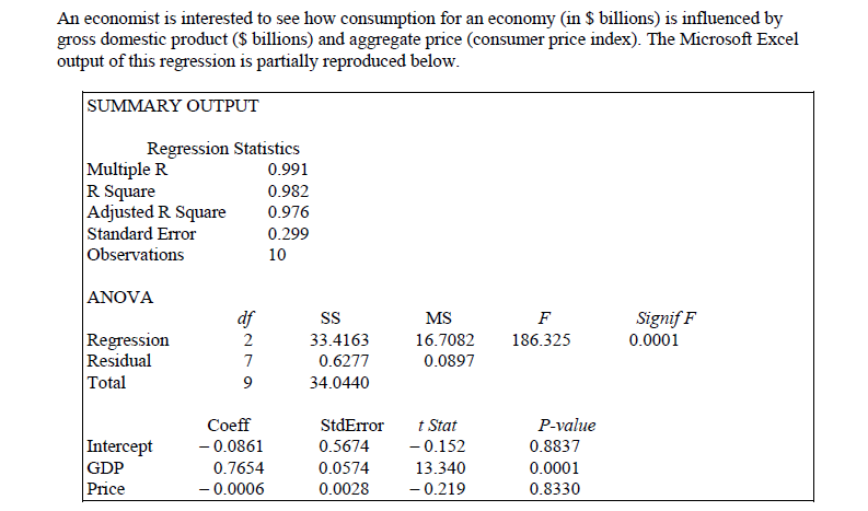 Solved 4. Referring to Table 1, the p-value for the | Chegg.com