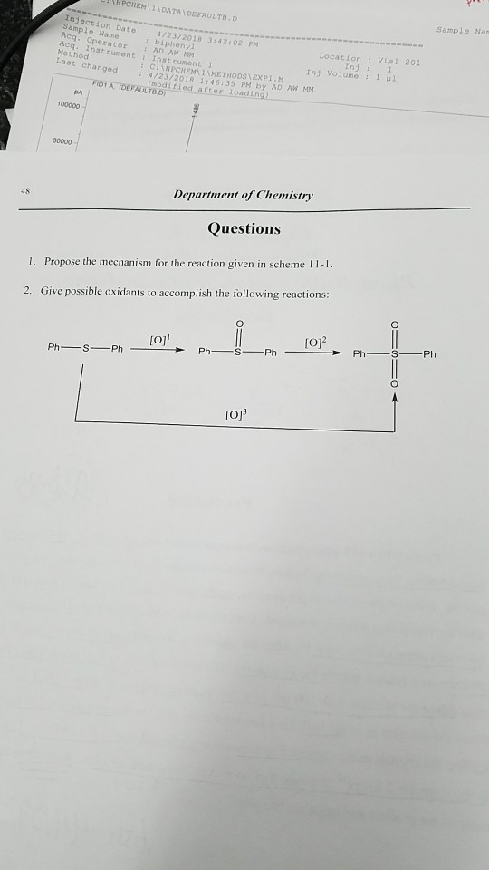 Solved plo Nano: biphenyl 47 Advanced Synthesis Laboratory | Chegg.com