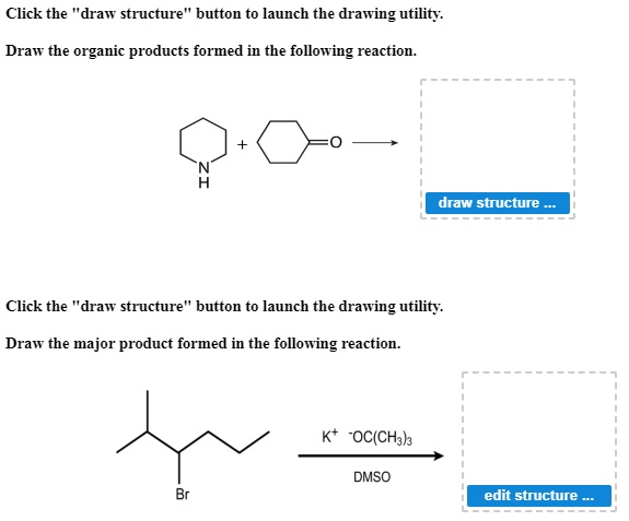 Solved Click the "draw structure" button to launch the | Chegg.com