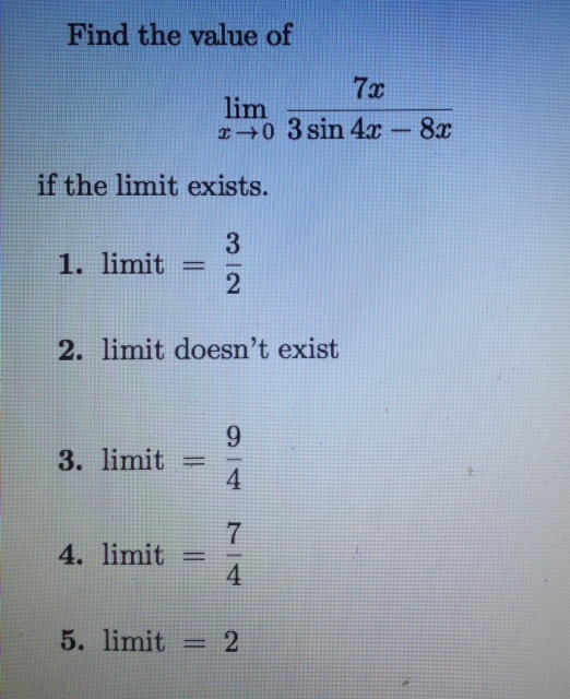 Solved Find the value of if the limit exists. limit = 3/2 | Chegg.com