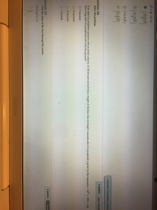 Solved If an object is projected upward with an initial | Chegg.com