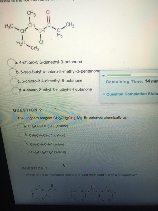 Solved 4-chloro-5, 6-dimethyl-3-octanone | Chegg.com