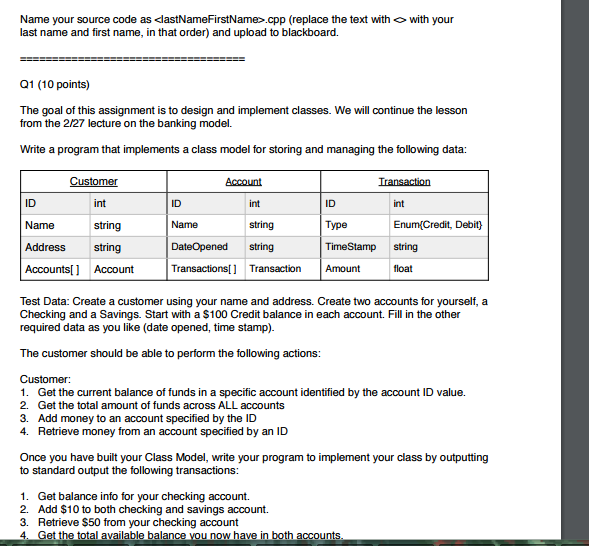 Solved Name your source code as .cpp (replace the text with | Chegg.com
