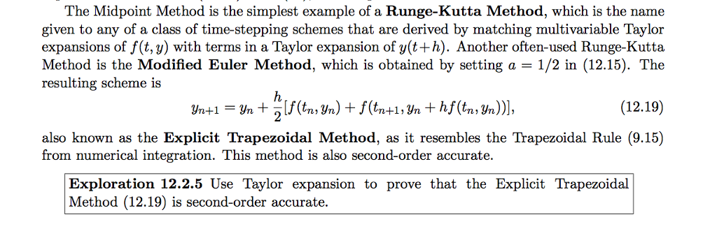 Solved The Midpoint Method is the simplest example of a | Chegg.com