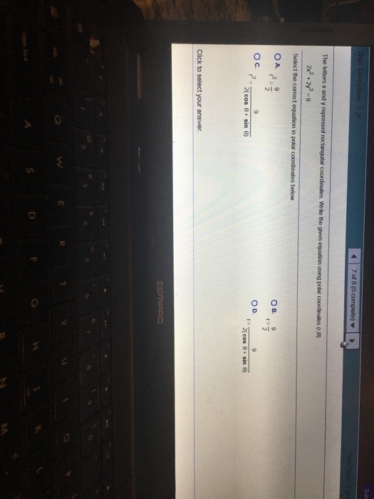 Solved The letters x and y represent rectangular | Chegg.com