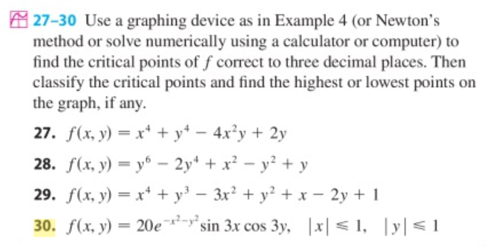 Solved 27-30 Use a graphing device as in Example 4 (or | Chegg.com