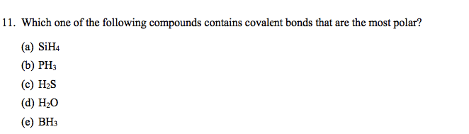 Solved Which one of the following compounds contains | Chegg.com