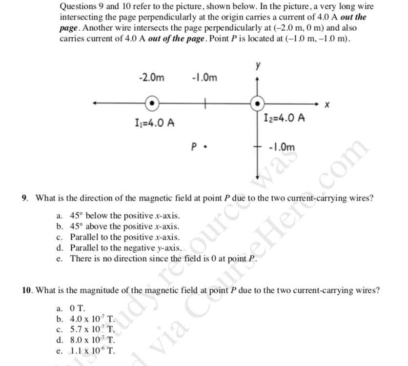 Solved Questions 9 and 10 refer to the picture, shown below. | Chegg.com