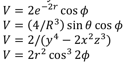 Solved Find the Laplacian of the following scalar functions: | Chegg.com