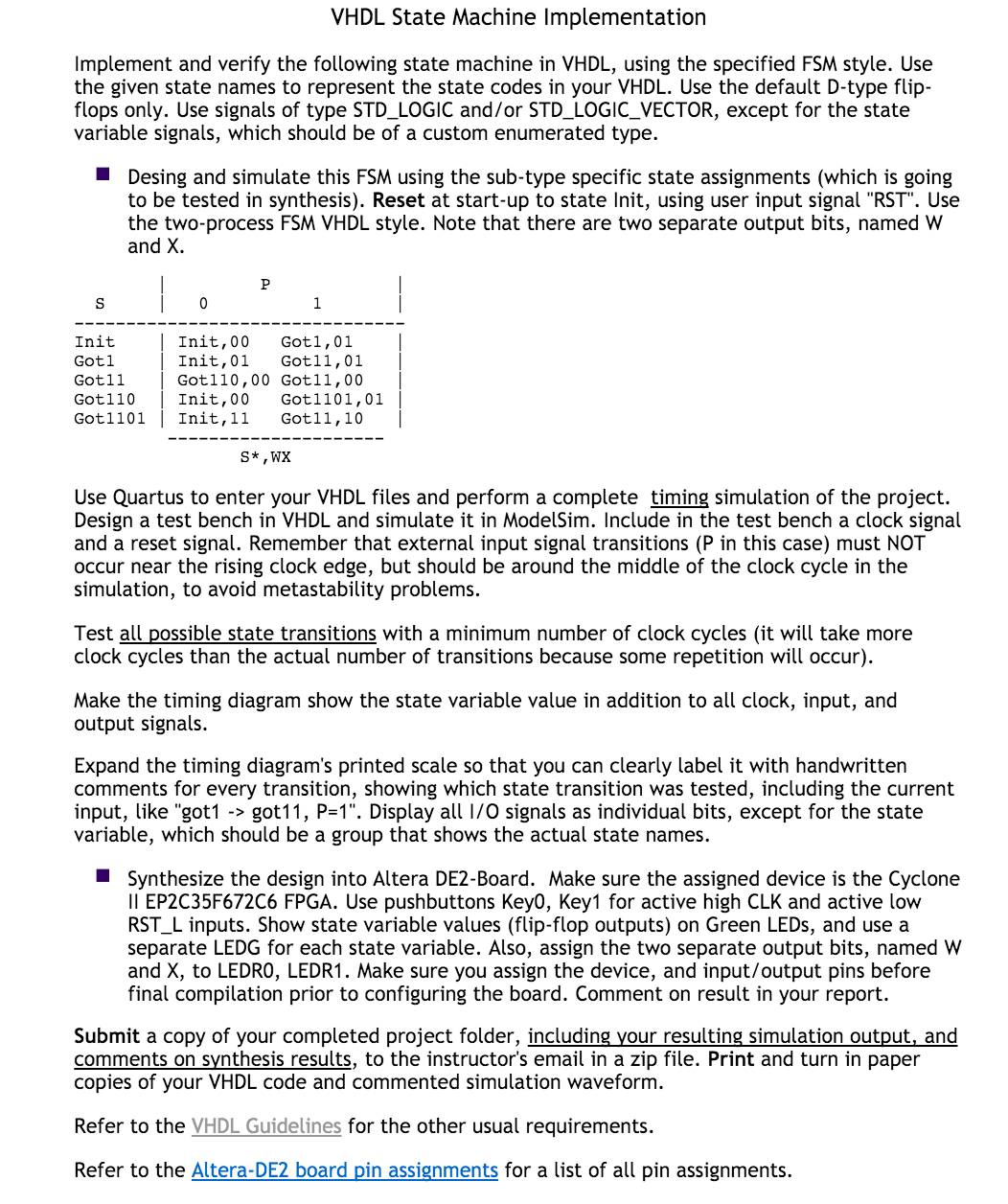 Implement and verify the following state machine in | Chegg.com