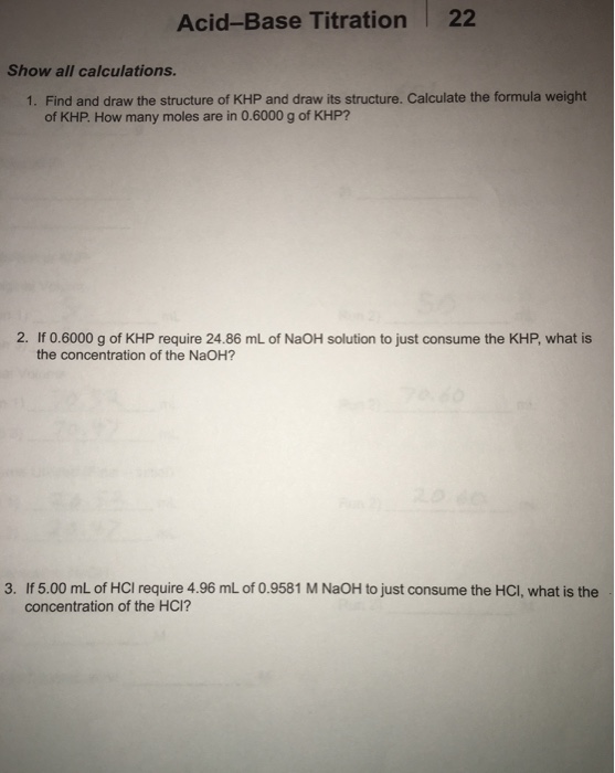 Solved Find and draw the structure of KHP and draw its | Chegg.com