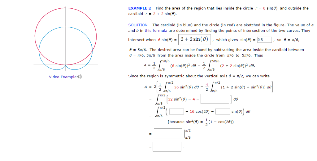 Solved Find the area of the region that lies inside the | Chegg.com