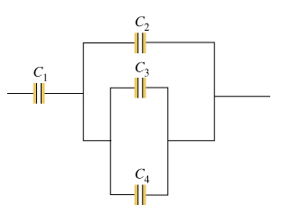 Solved Consider the combination of capacitors shown in the | Chegg.com